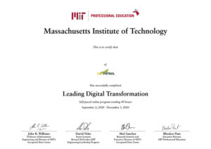 Certificates of Completion | MIT Professional Education