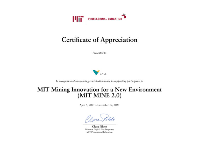 Certificates of Completion | MIT Professional Education