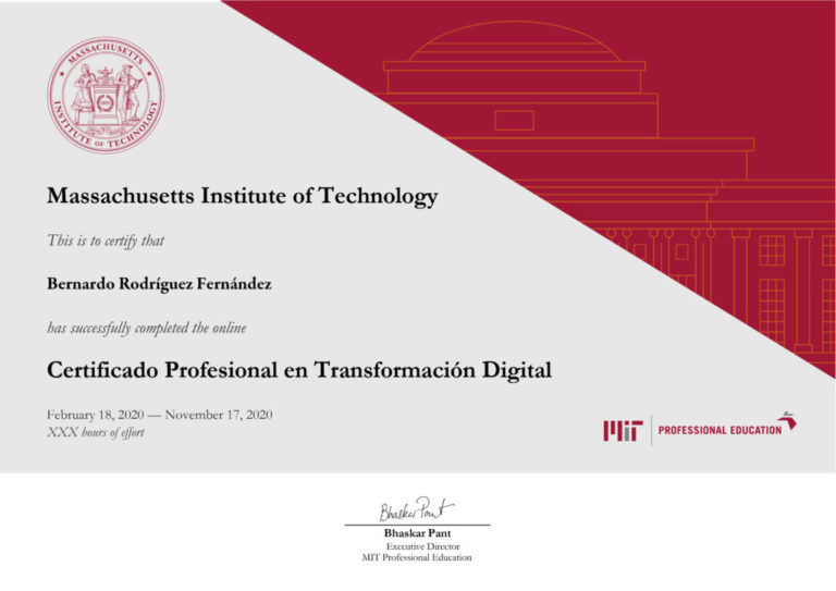 Certificates of Completion | MIT Professional Education
